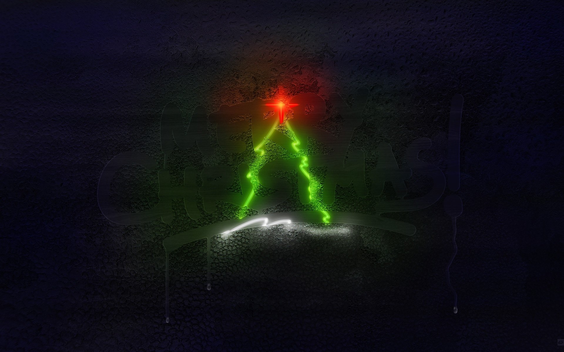 Bright Neon Christmas Tree HD Holiday Wallpaper | 1920x1200 | Wallpaper ...