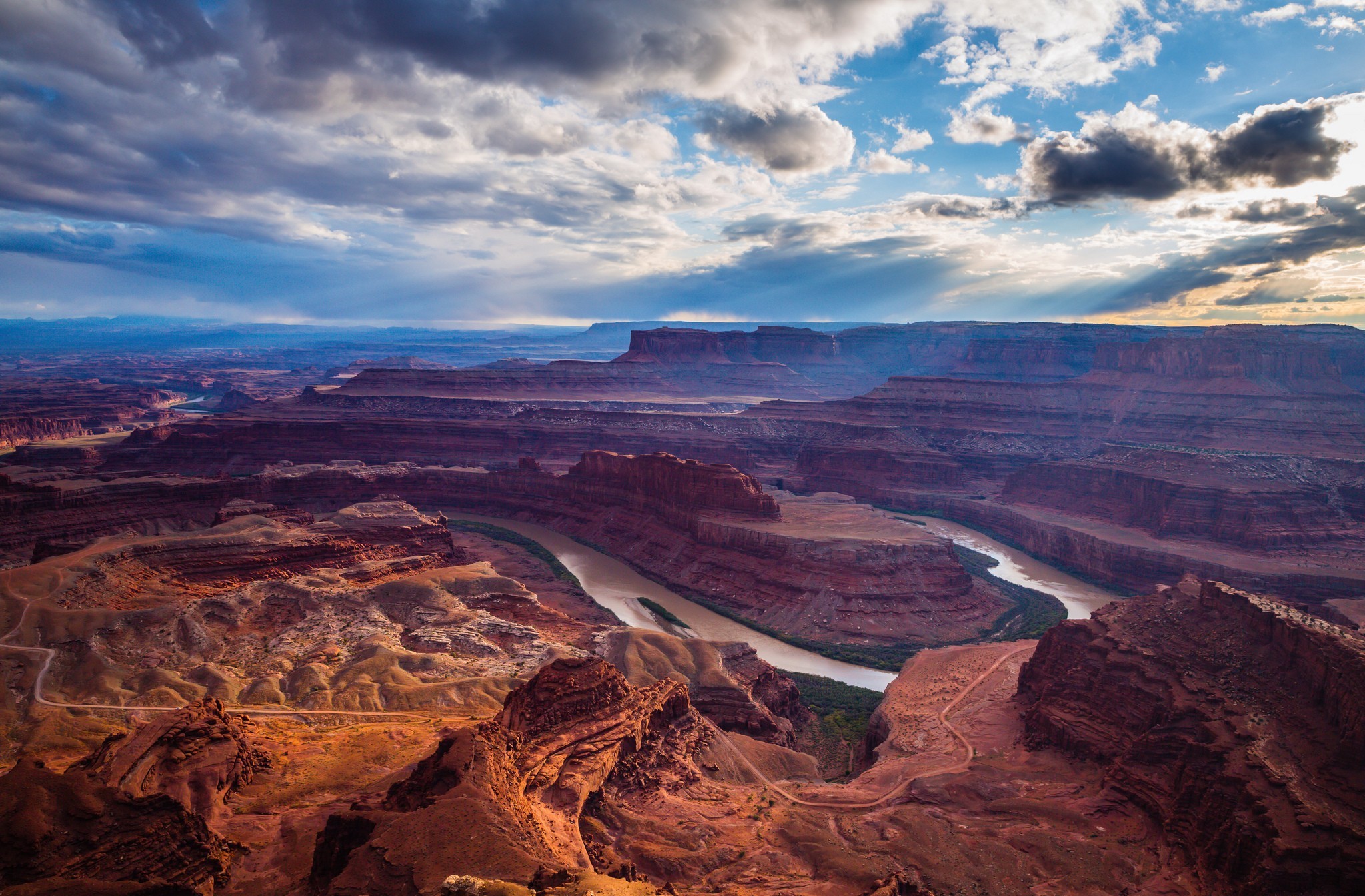 Download Sunbeam Nature Canyon HD Wallpaper