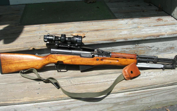 Download Man Made SKS Rifle HD Wallpaper