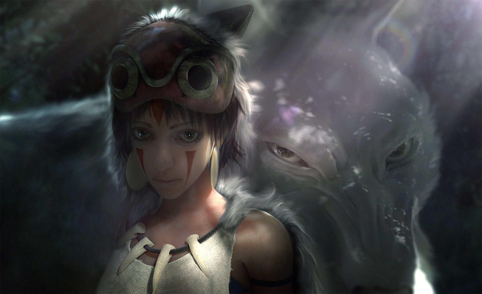 Download Anime Princess Mononoke HD Wallpaper by Wen-JR