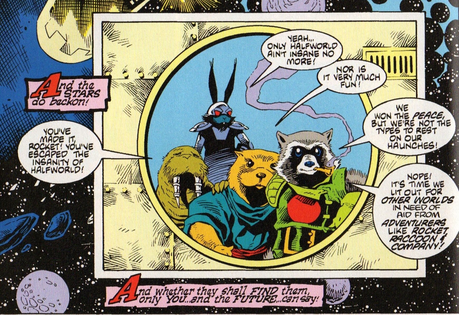 Download Comic Rocket Raccoon Wallpaper