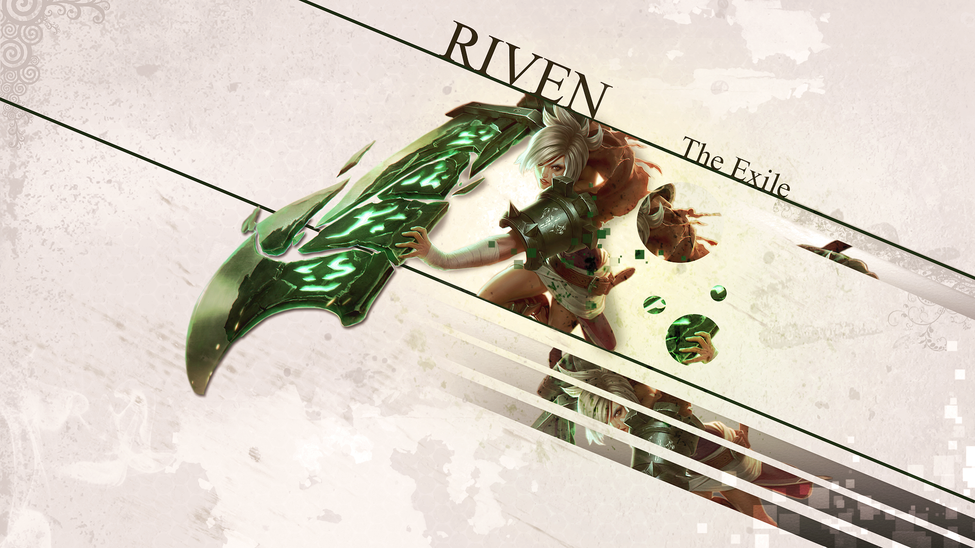 Riven the Exile | Stunning HD League of Legends Wallpaper by Freyfie ...