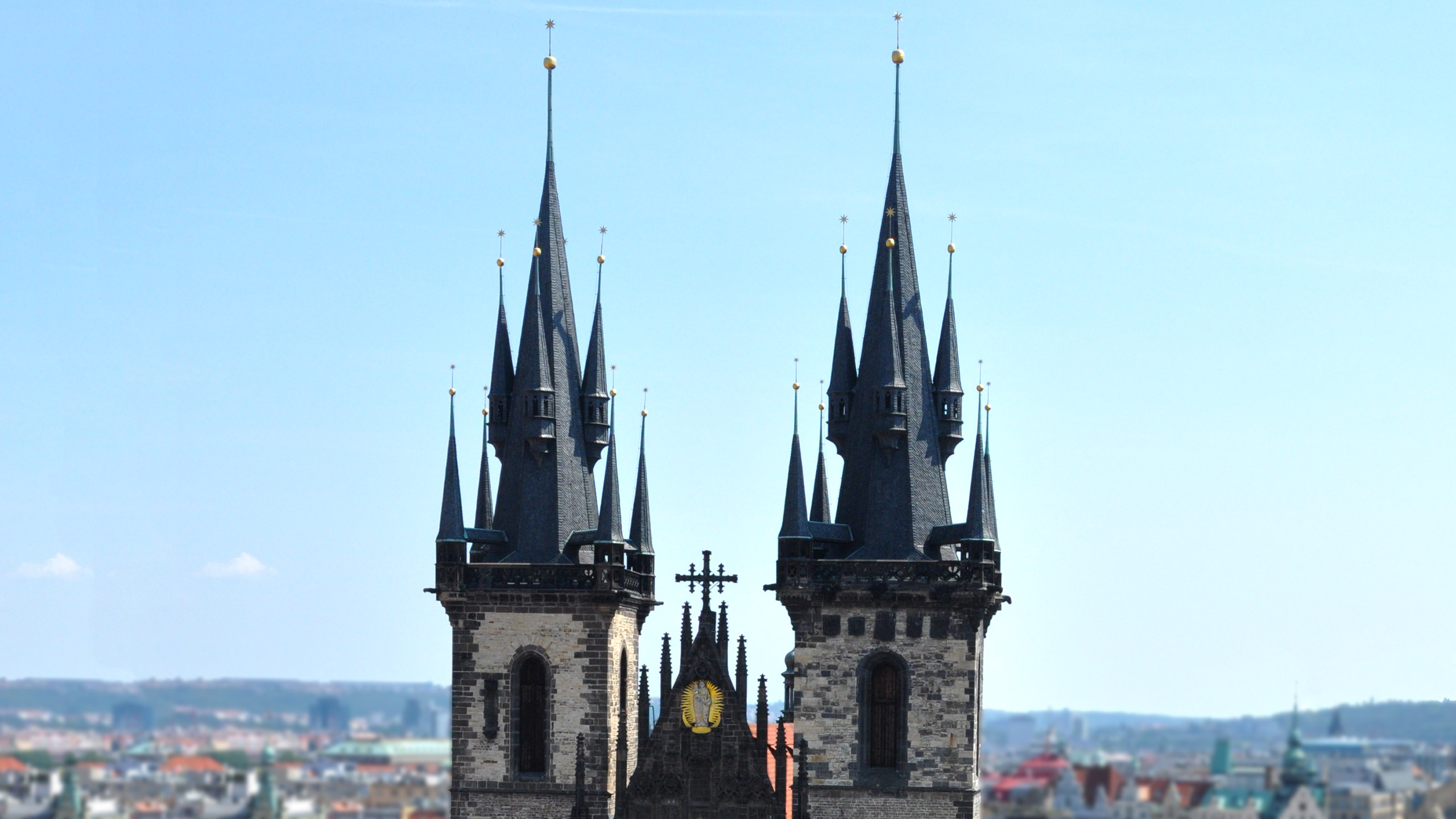 Download Man Made Old Town Square HD Wallpaper