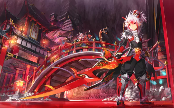 Download Winter Shark Video Game Elsword HD Wallpaper