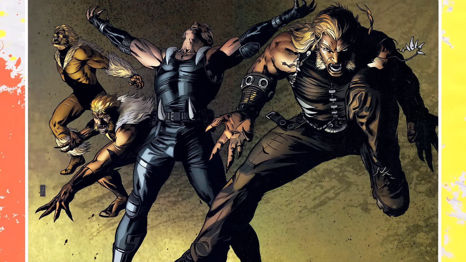 Download Comic Sabretooth (X-Men) HD Wallpaper
