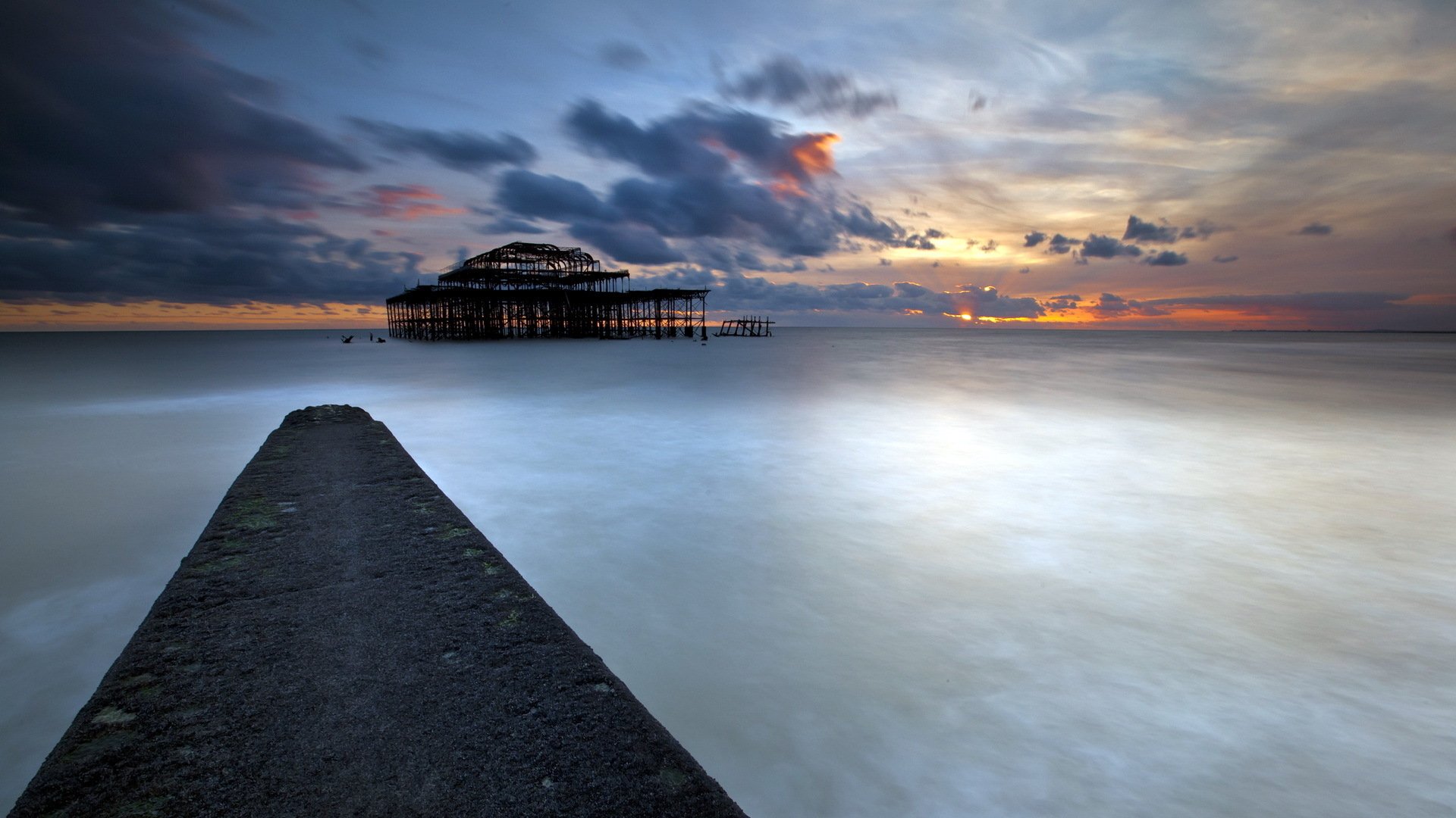 Download Man Made Pier HD Wallpaper