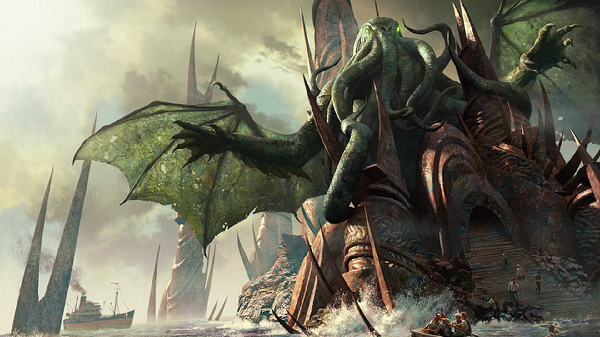 Download Fantasy Cthulhu HD Wallpaper