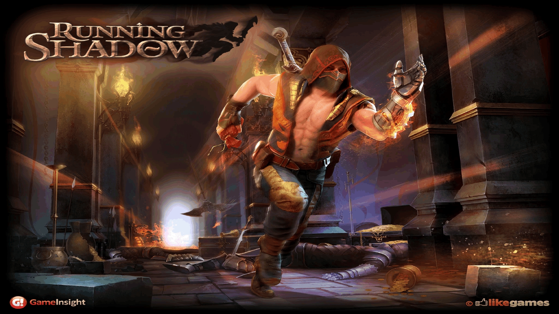 Download Video Game Running Shadow HD Wallpaper