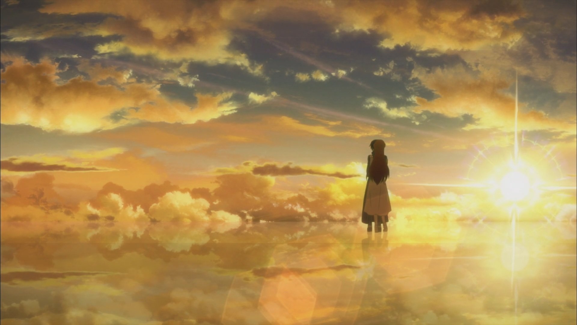 Asuna Yuuki Sword Art Online HD Wallpaper – Epic Anime Sunset Scene