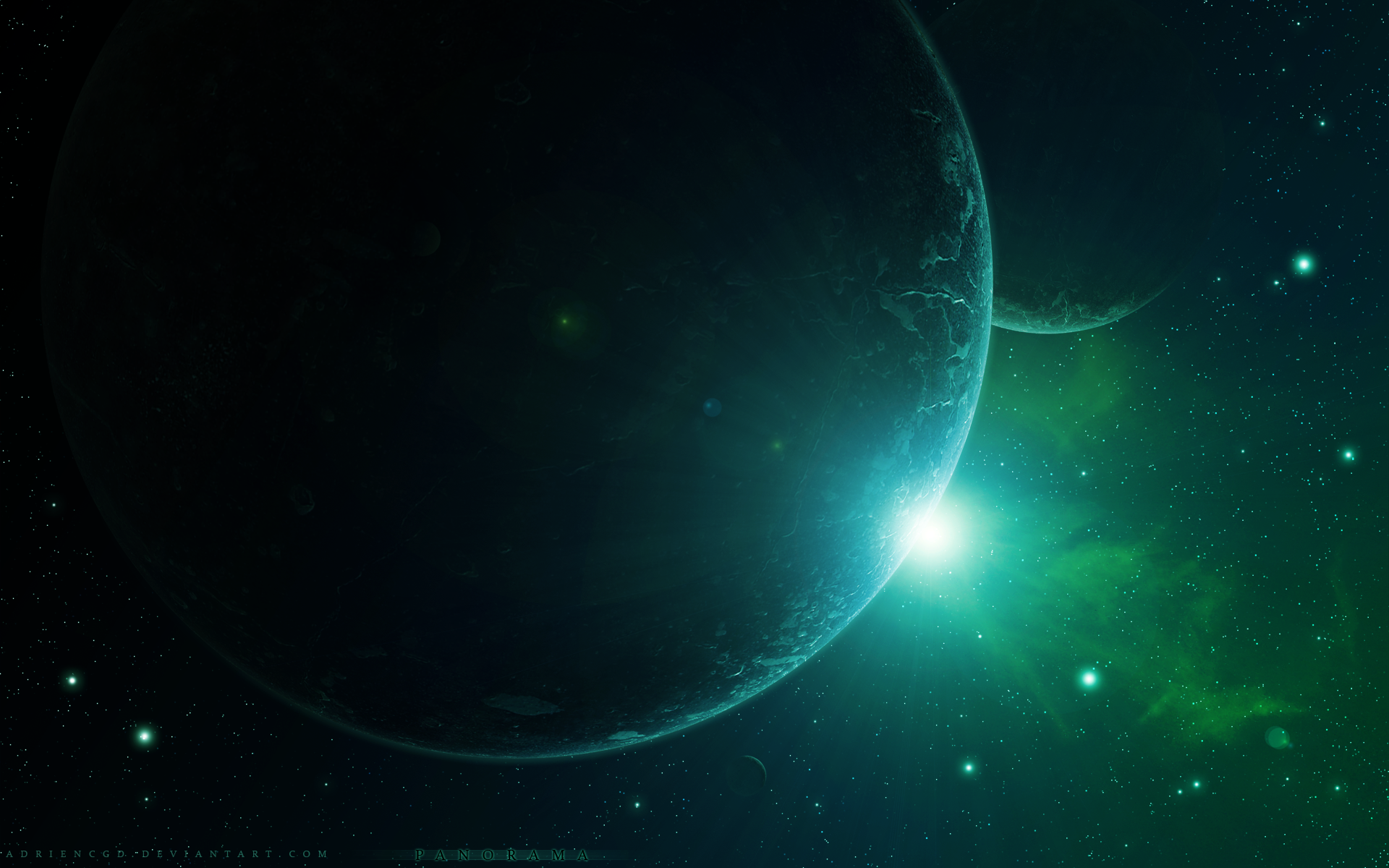 Download Sci Fi Planet HD Wallpaper by Adrien Delstanche