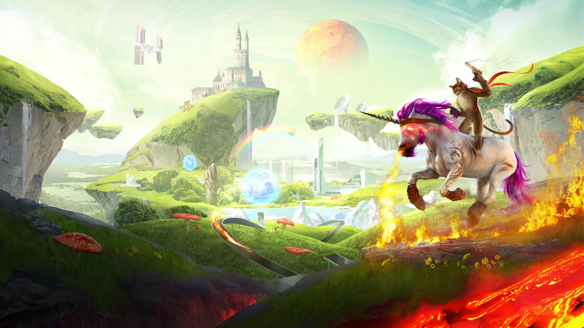 Download Video Game Trials Fusion HD Wallpaper