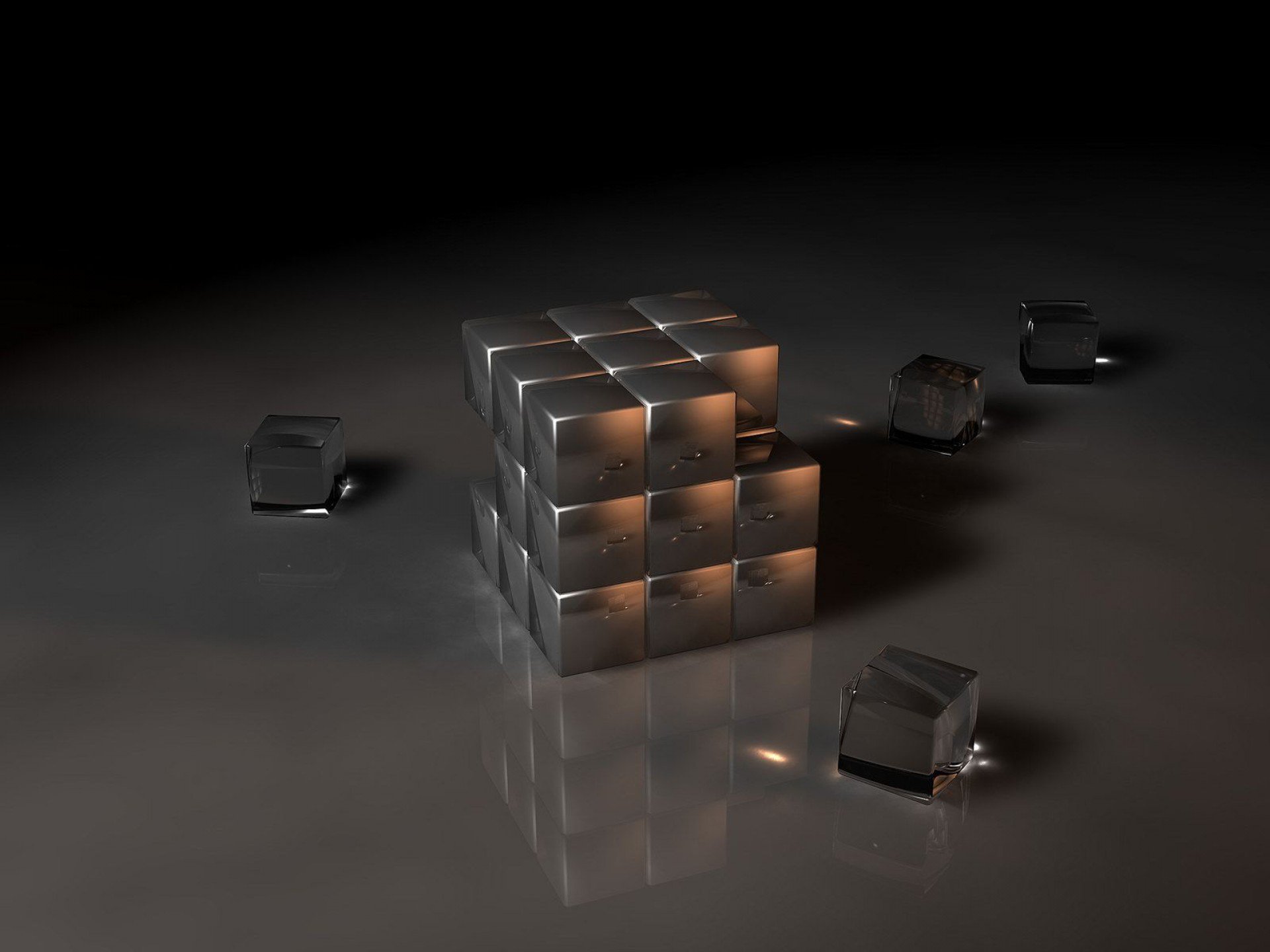 Download Abstract Cube HD Wallpaper