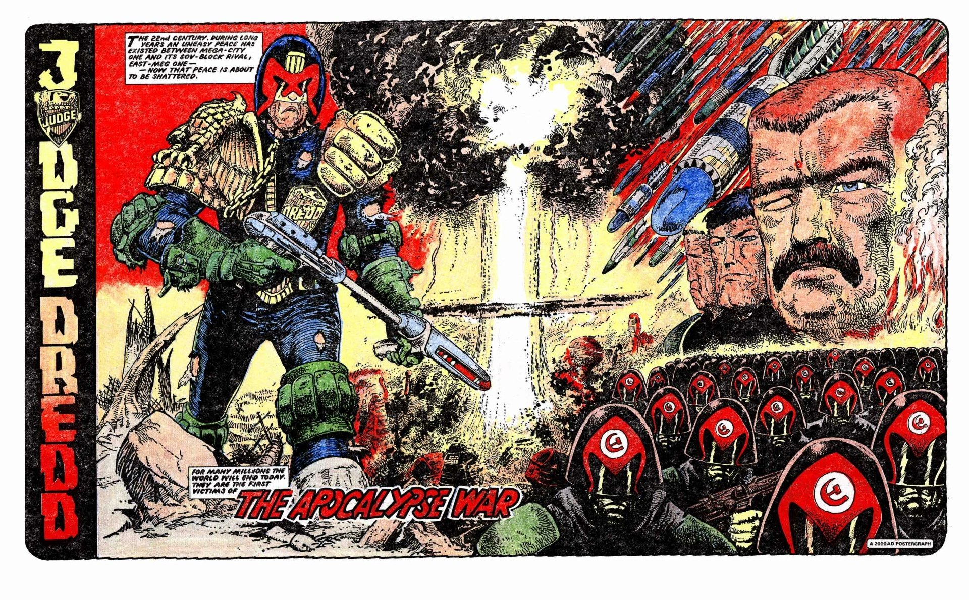 Comics Judge Dredd HD Wallpaper