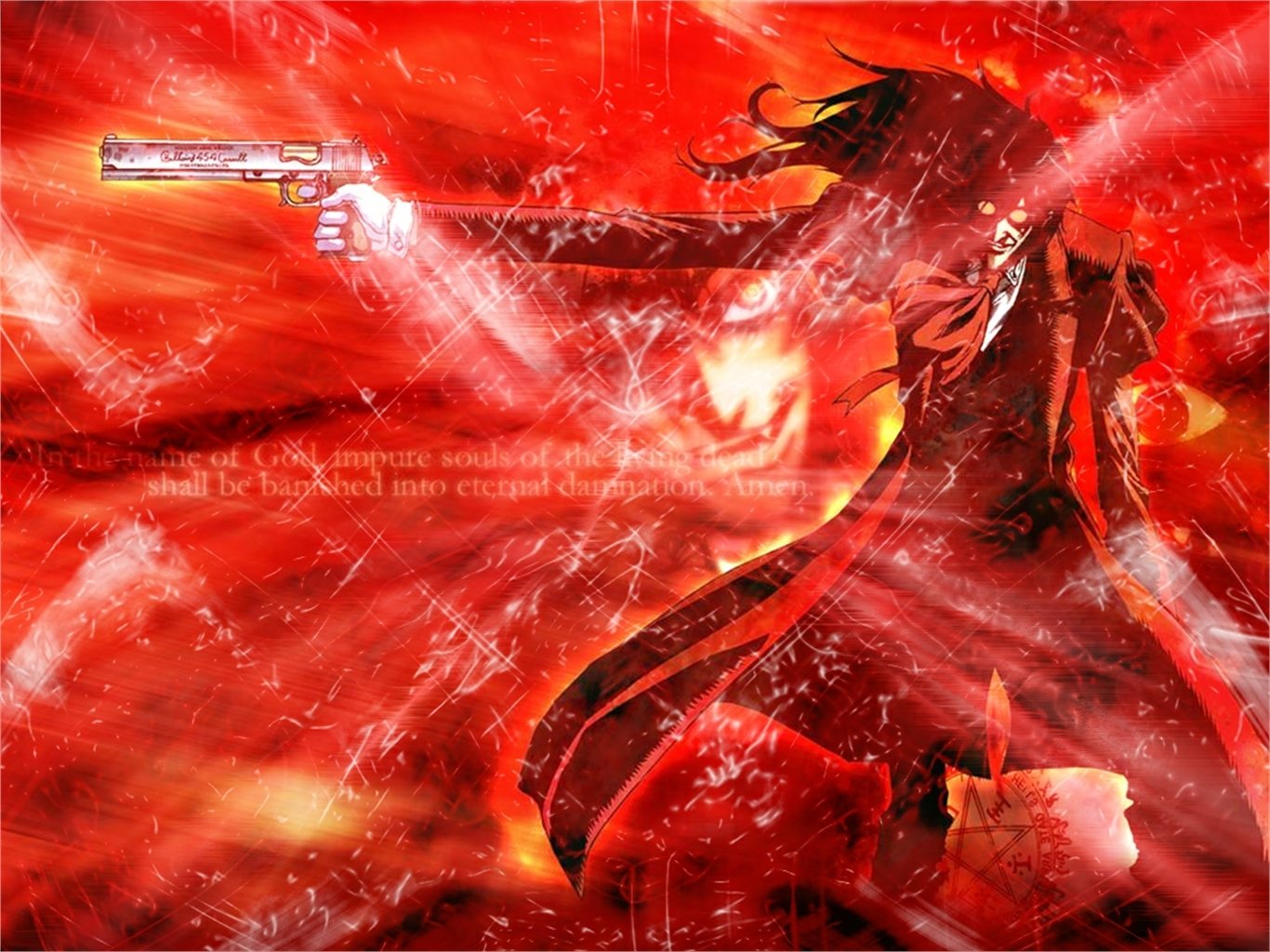 Download Anime Hellsing Wallpaper | 1366x1024 | Wallpaper Abyss