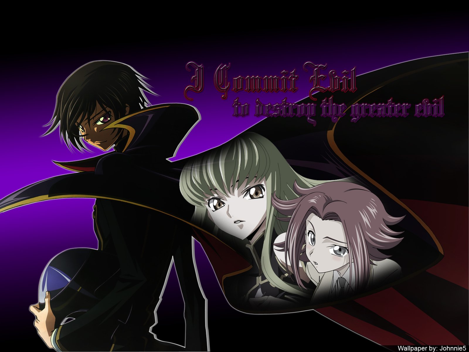 Download C.C. (Code Geass) Kallen Kōzuki Lelouch Lamperouge Anime Code ...