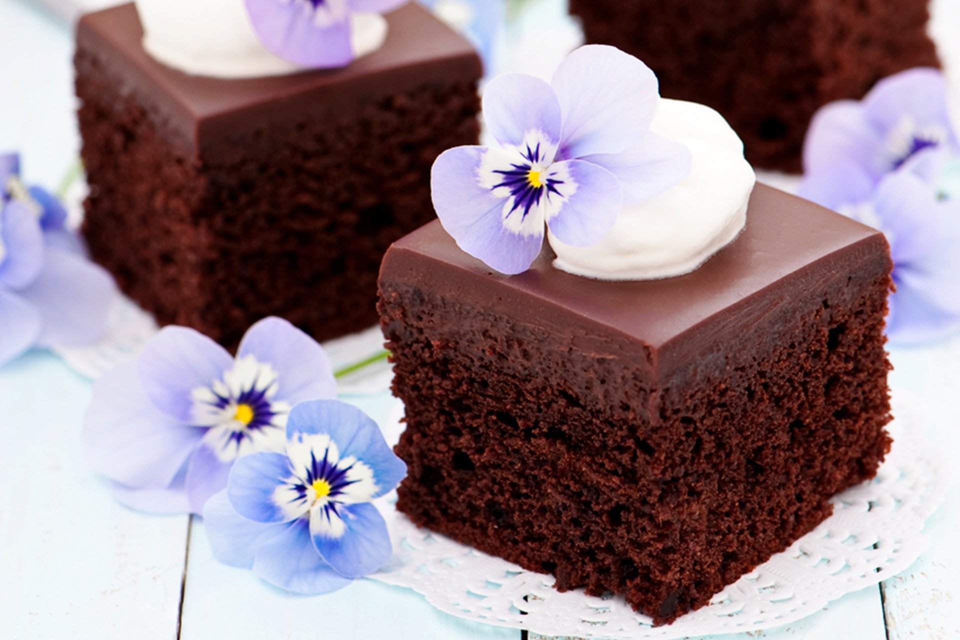 Decadent Chocolate Cake Delight – HD Food Wallpaper