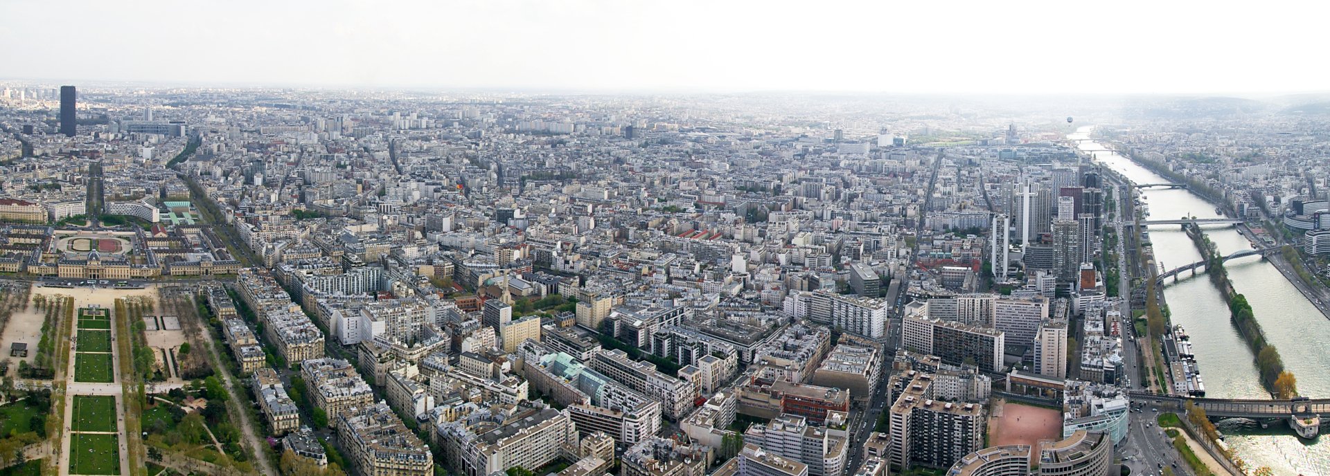 Download Man Made Paris HD Wallpaper | 4603x1650 | Wallpaper Abyss