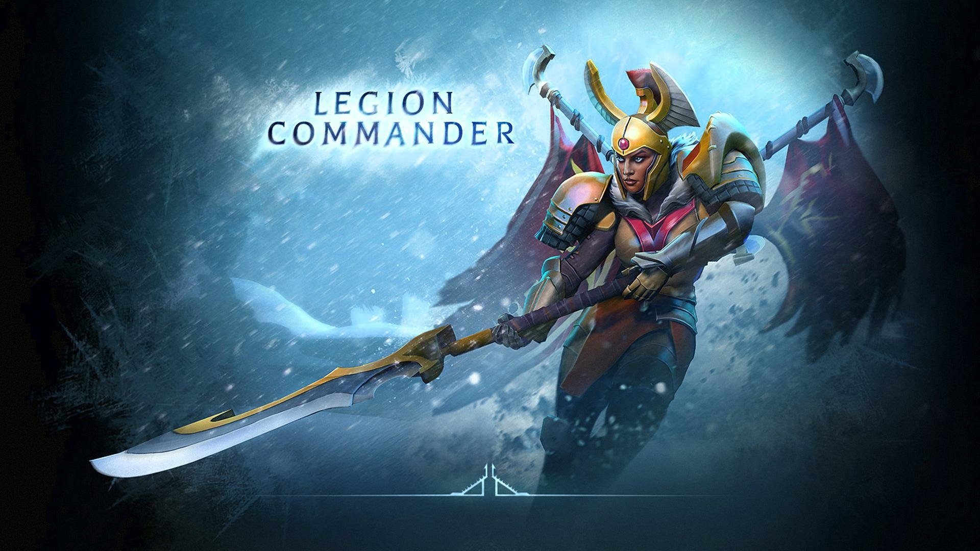 Legion Commander HD Wallpaper - Epic DotA 2 Video Game Art