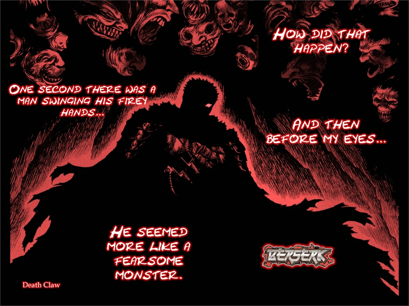 Guts Unleashed: Berserk HD Anime Wallpaper