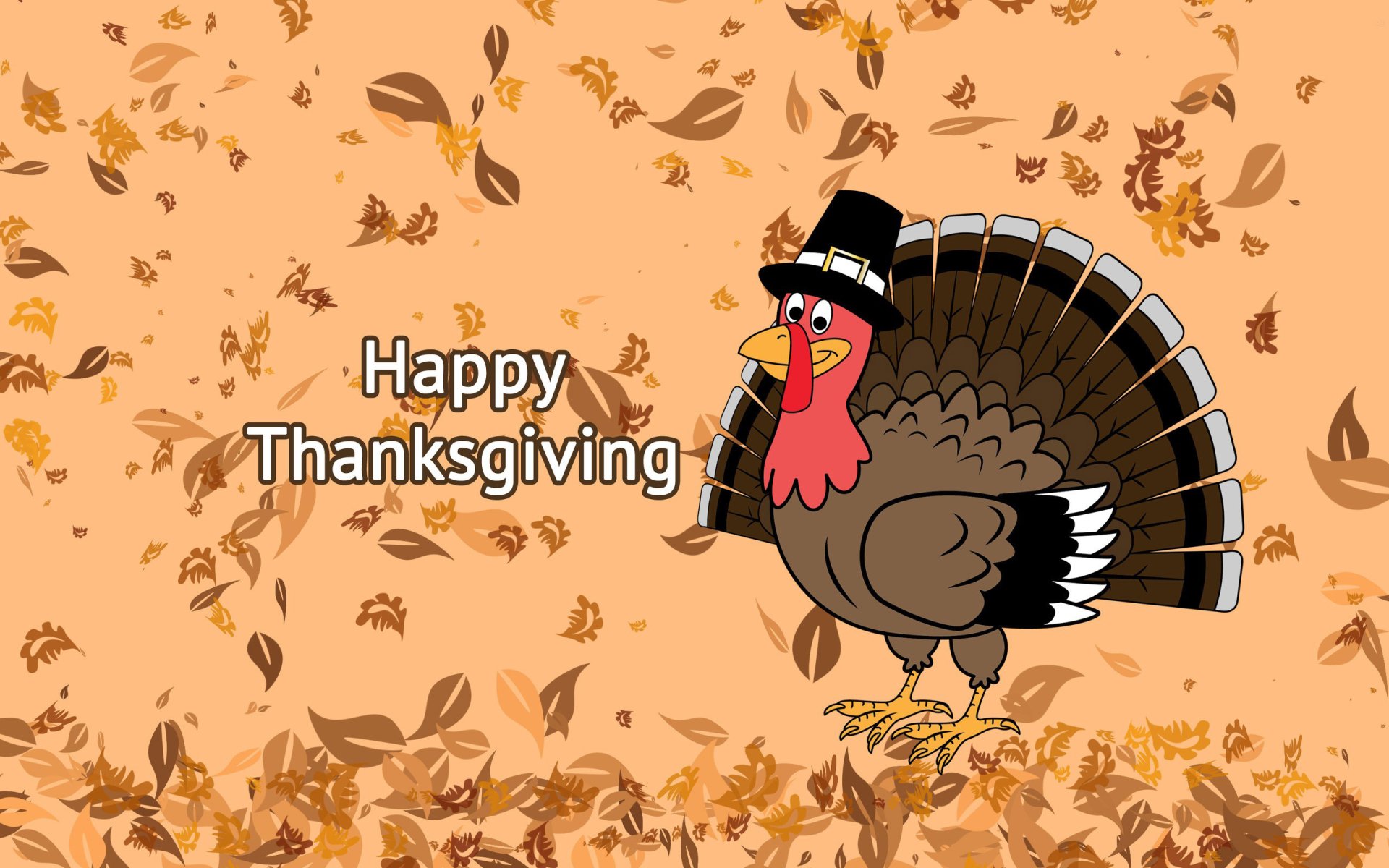 Thanksgiving Turkey Delight – HD Holiday Wallpaper Celebration