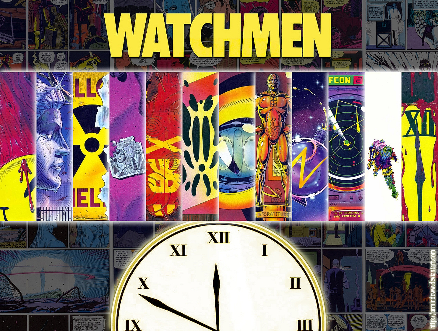 Download Comic Watchmen Wallpaper