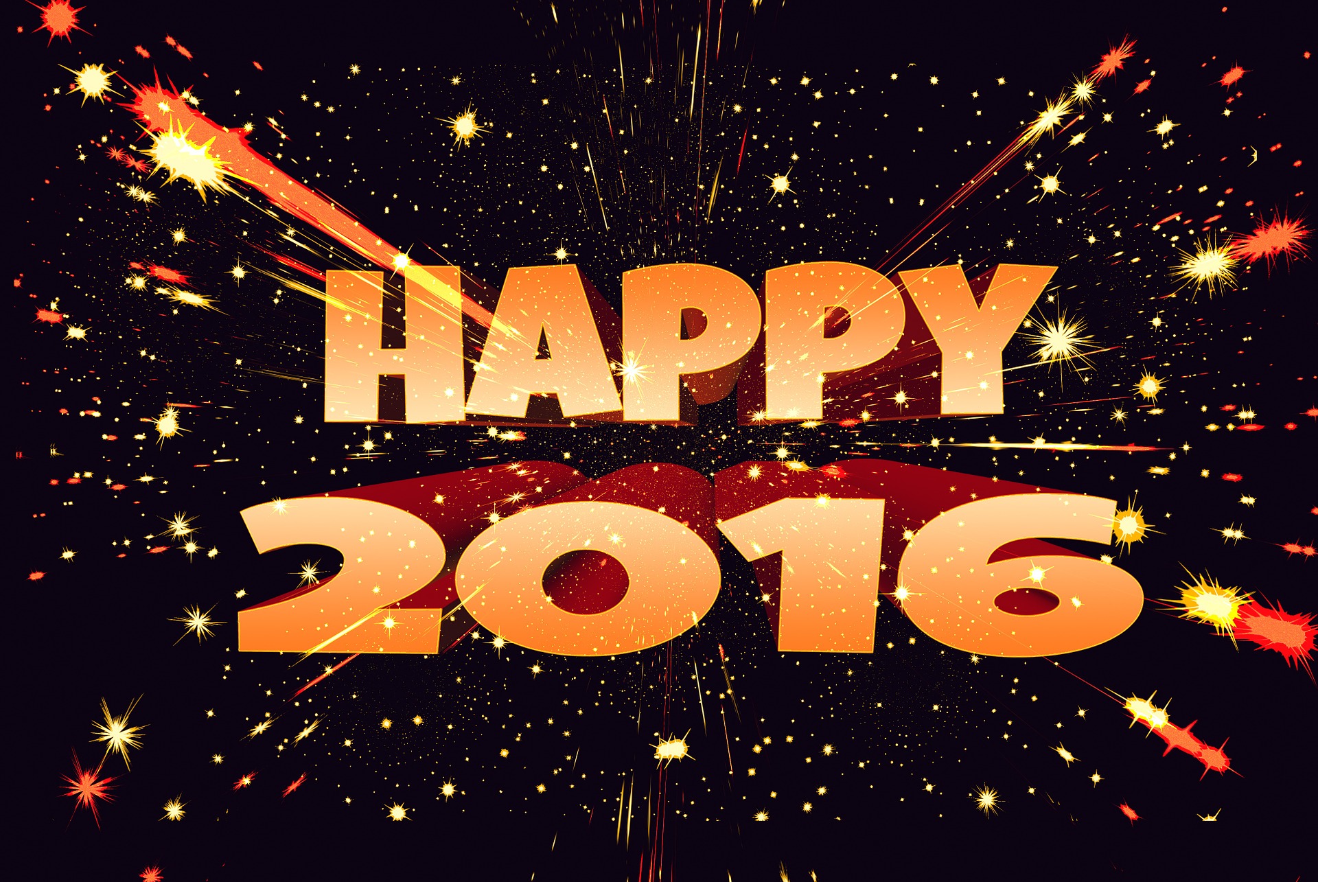 New Year 2016 4k Ultra HD Wallpaper
