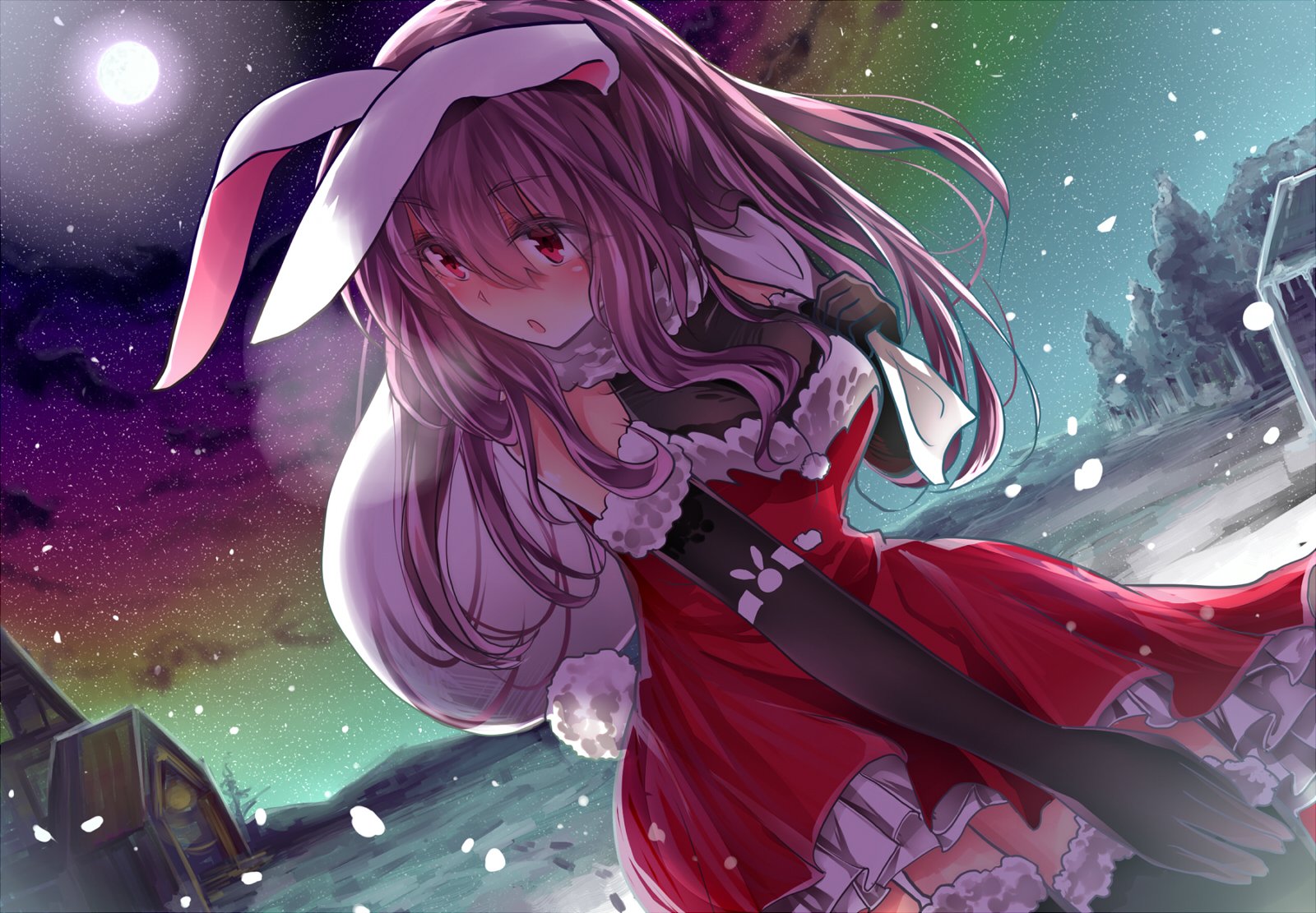 Download Animal Ears Reisen Udongein Inaba Anime Touhou Wallpaper