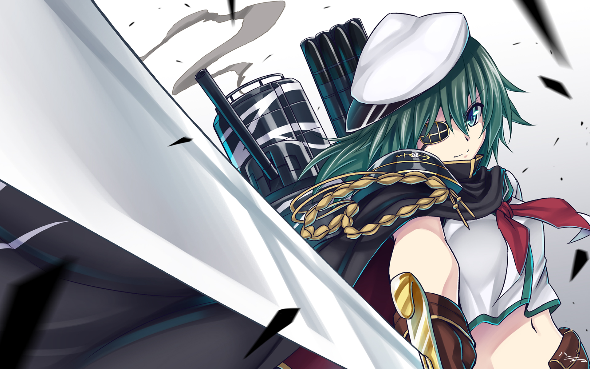 Kiso: Anime Warrior in HD Wallpaper - Kantai Collection
