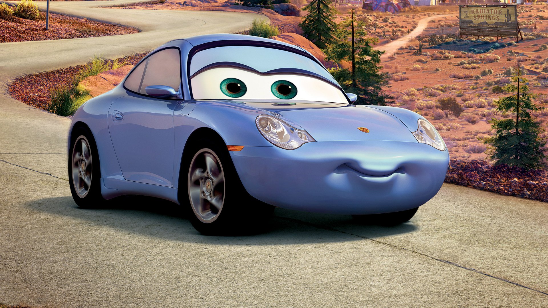 Download Movie Cars (Pixar) Sally Carrera HD Wallpaper