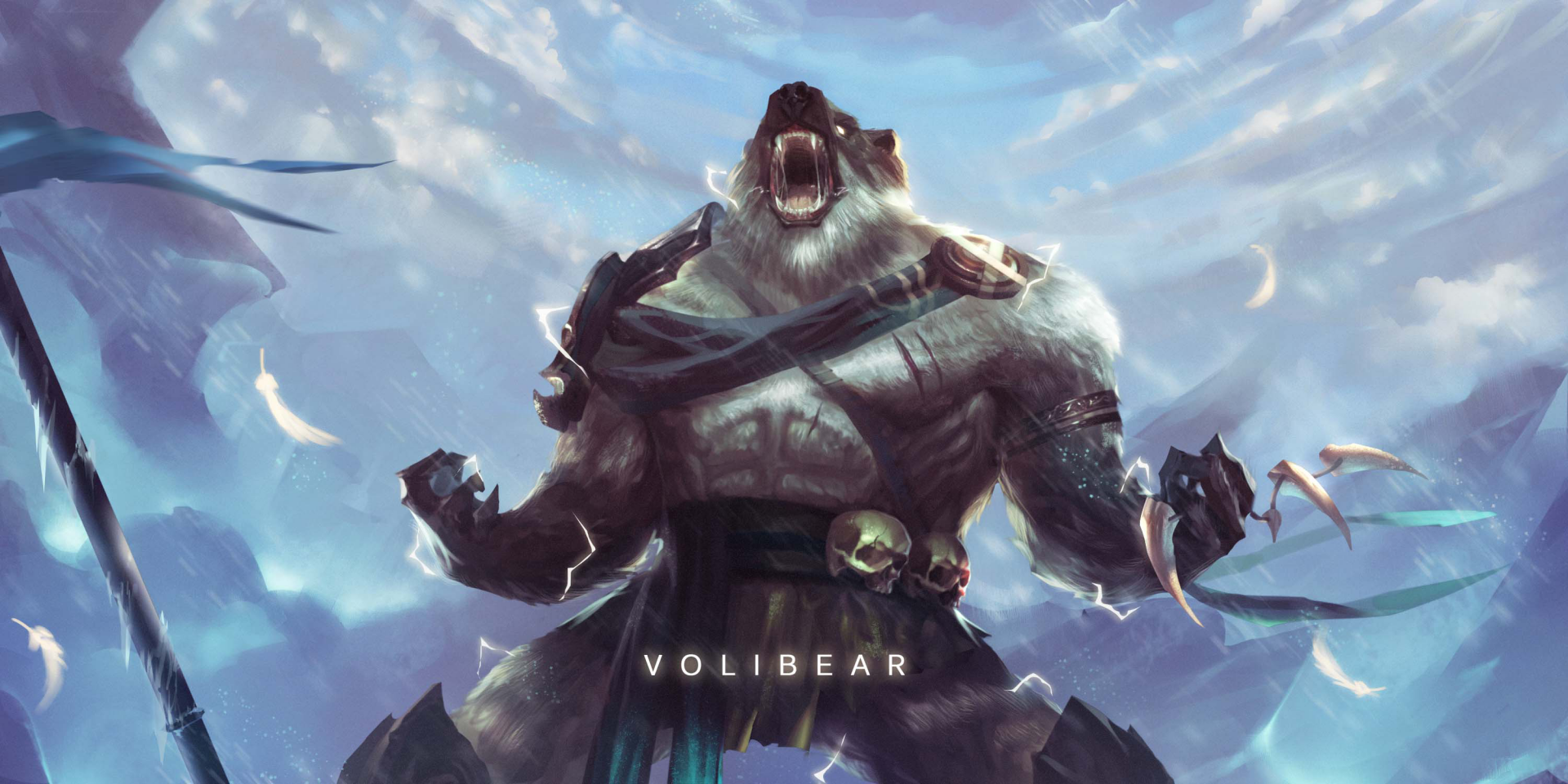 Volibear's Roar: Epic League of Legends HD Wallpaper by Cabal飯