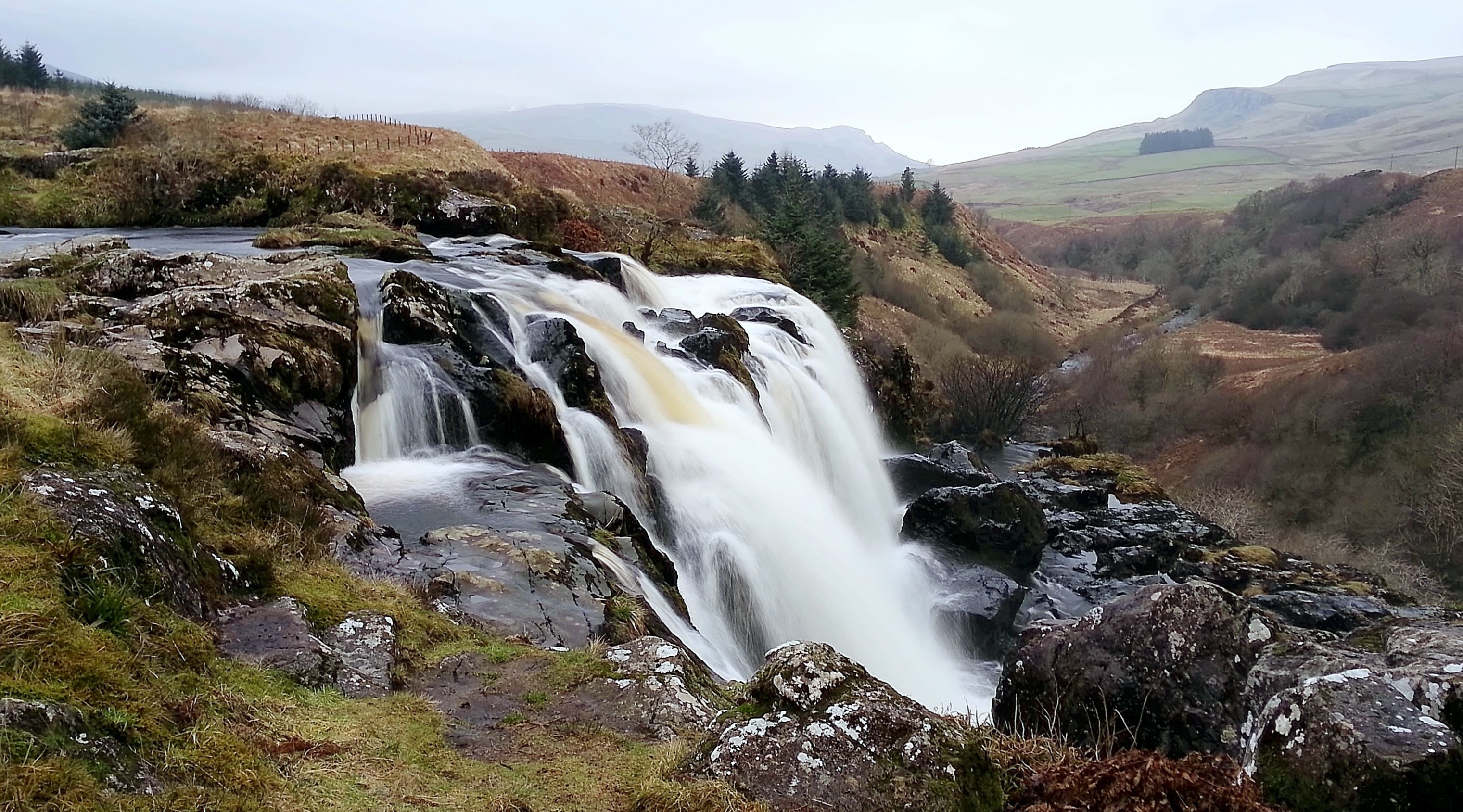 Nature Loup Of Fintry Waterfall 4k Ultra HD Wallpaper