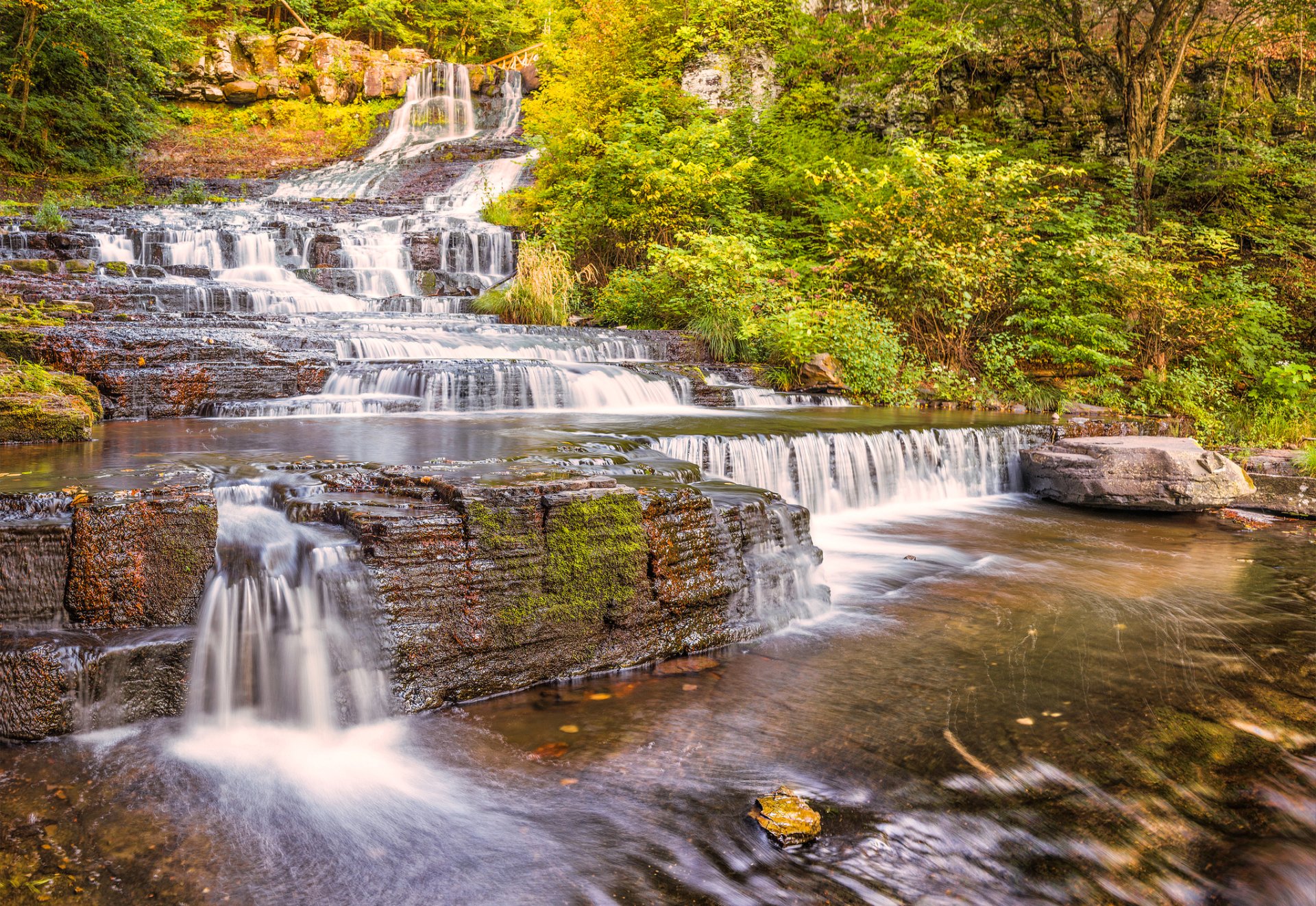 Majestic River Waterfall HD: Nature’s Cascading Beauty | 2048x1411 ...