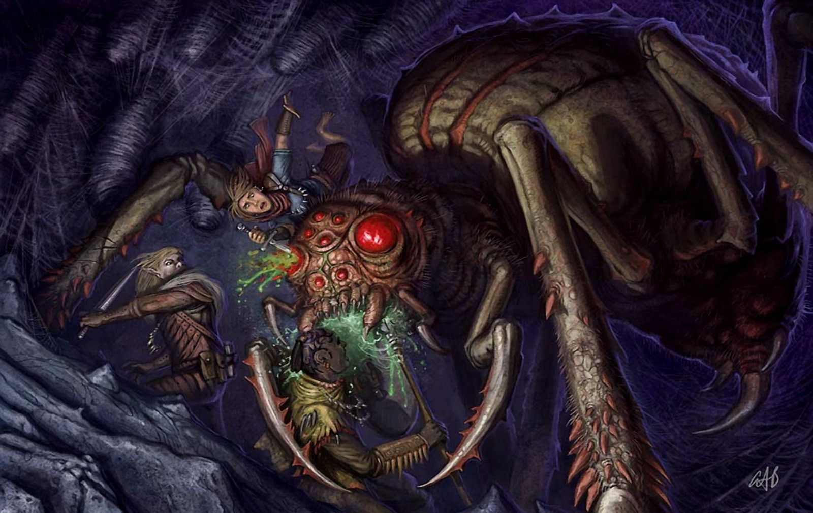 Download Fantasy Spider Wallpaper by Christopher Burdett