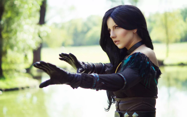 Yennefer of Vengerberg: 8K Ultra HD Witcher 3 Wallpaper