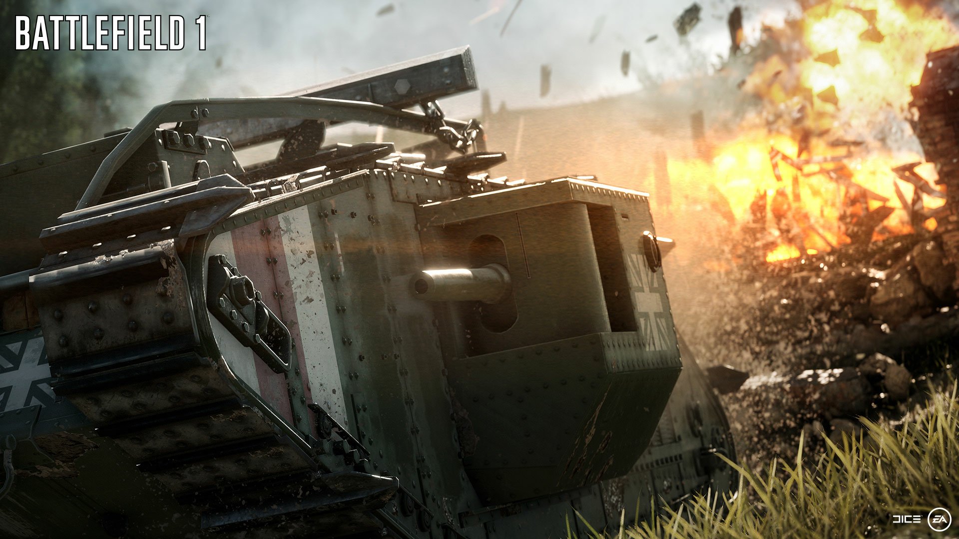 Battlefield 1 HD: Epic Tank Warfare Wallpaper