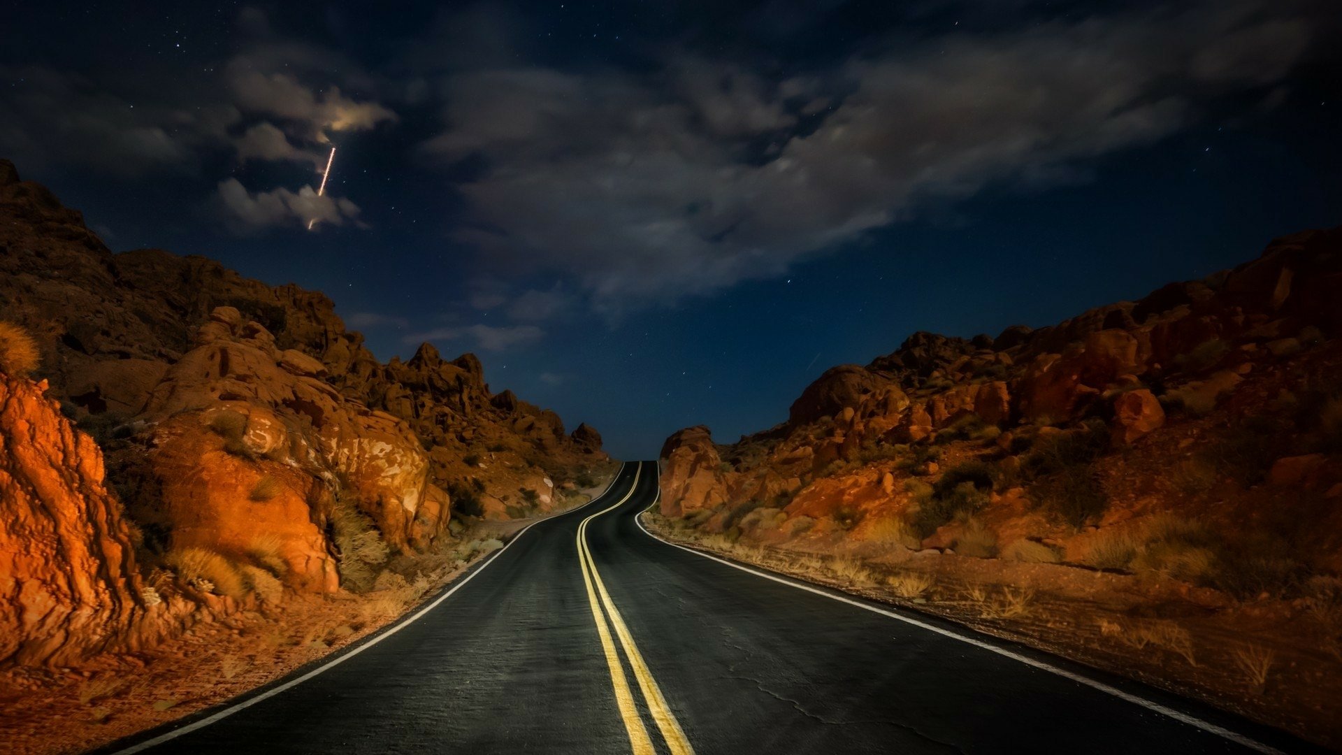 Download Dark Man Made Road HD Wallpaper | 1920x1080 | Wallpaper Abyss