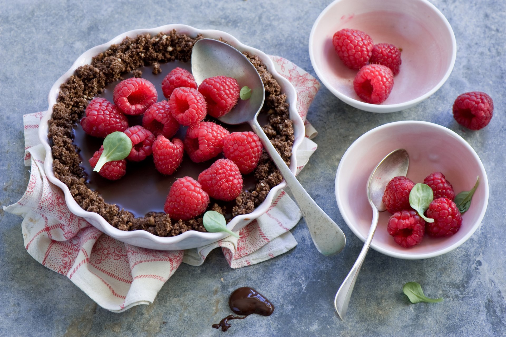 Decadent Raspberry Chocolate Pastry Delight – HD Dessert Wallpaper ...