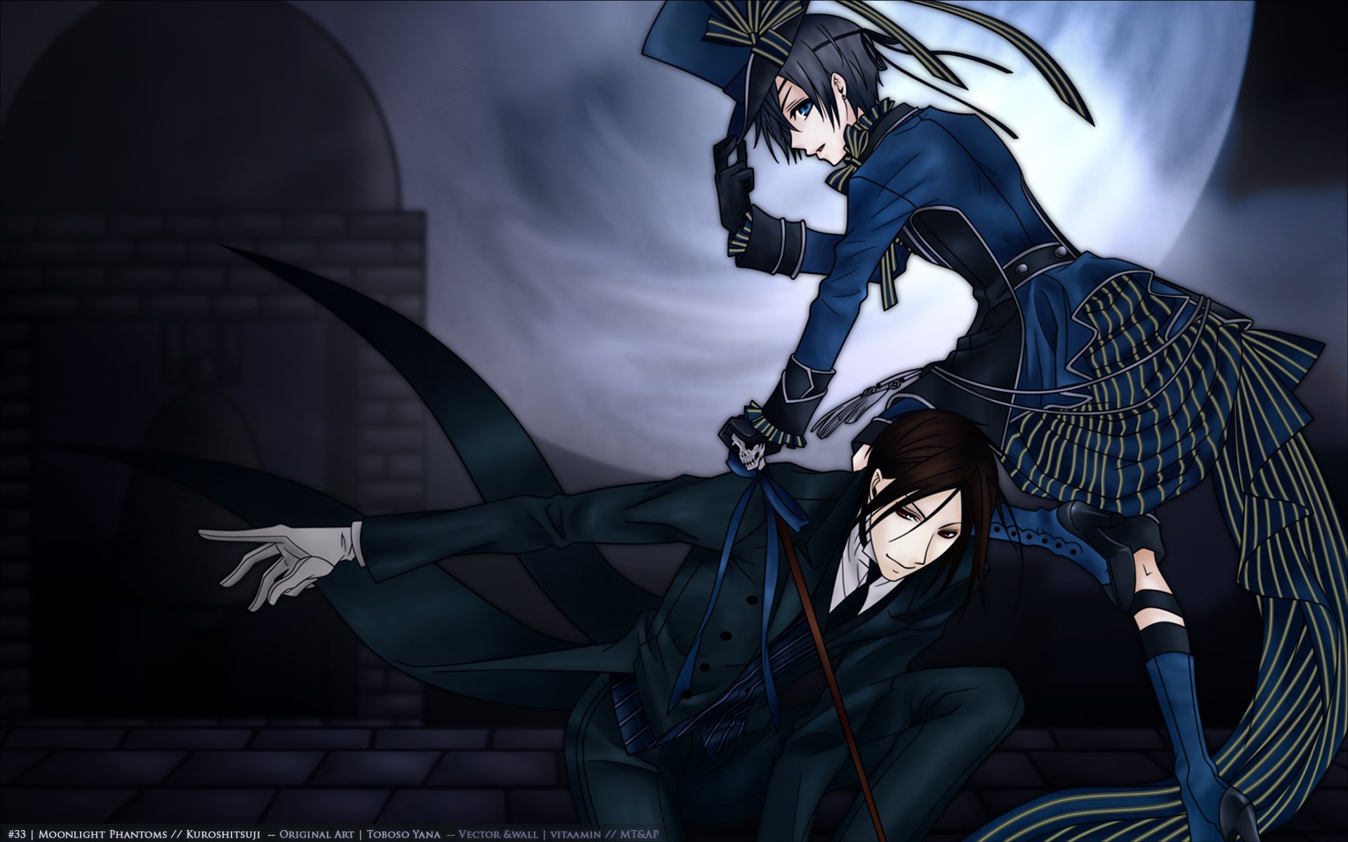 Black Butler HD Anime Wallpaper - Dark Elegance Unleashed