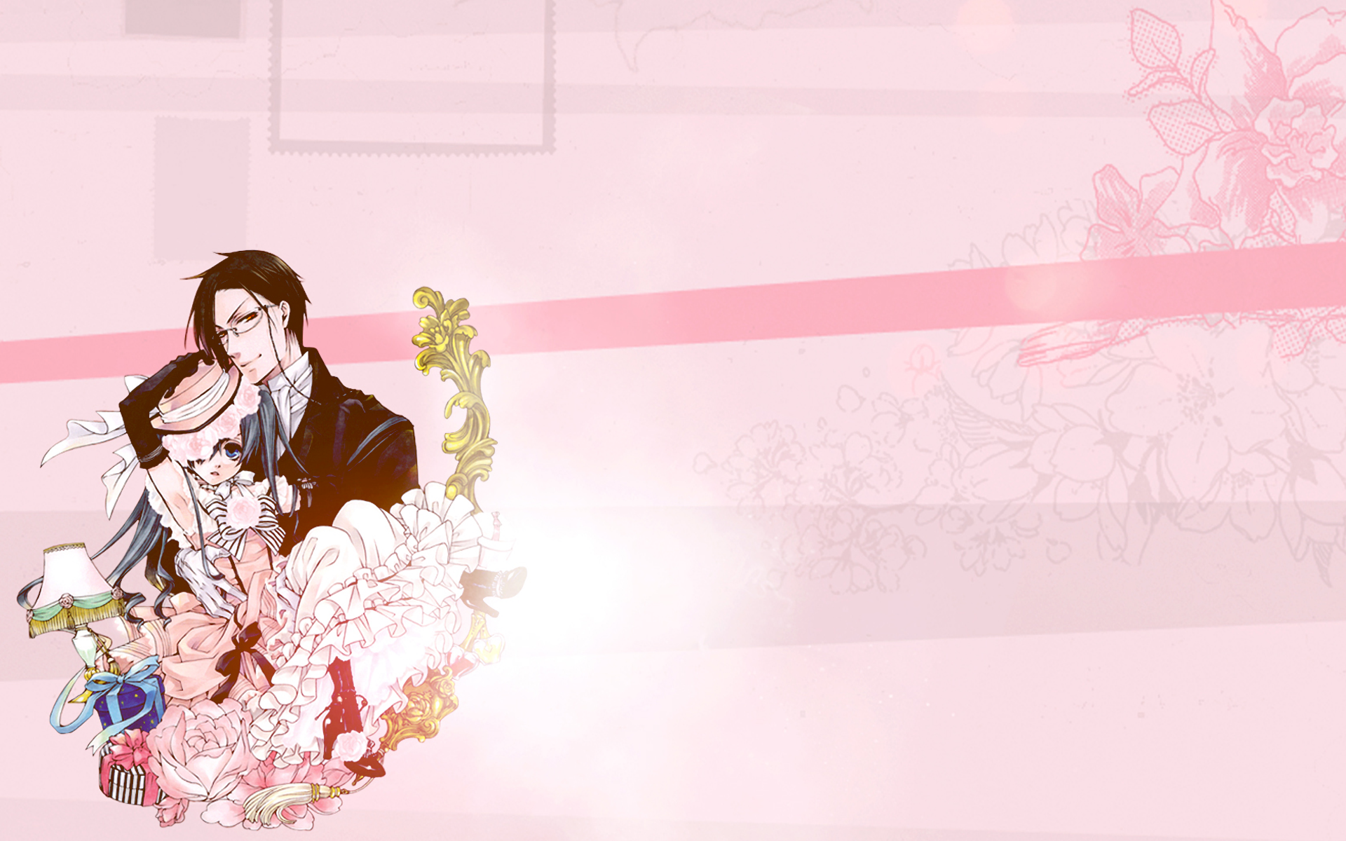 Black Butler Anime HD Wallpaper – Elegant Fantasy Scene | 1920x1200 ...