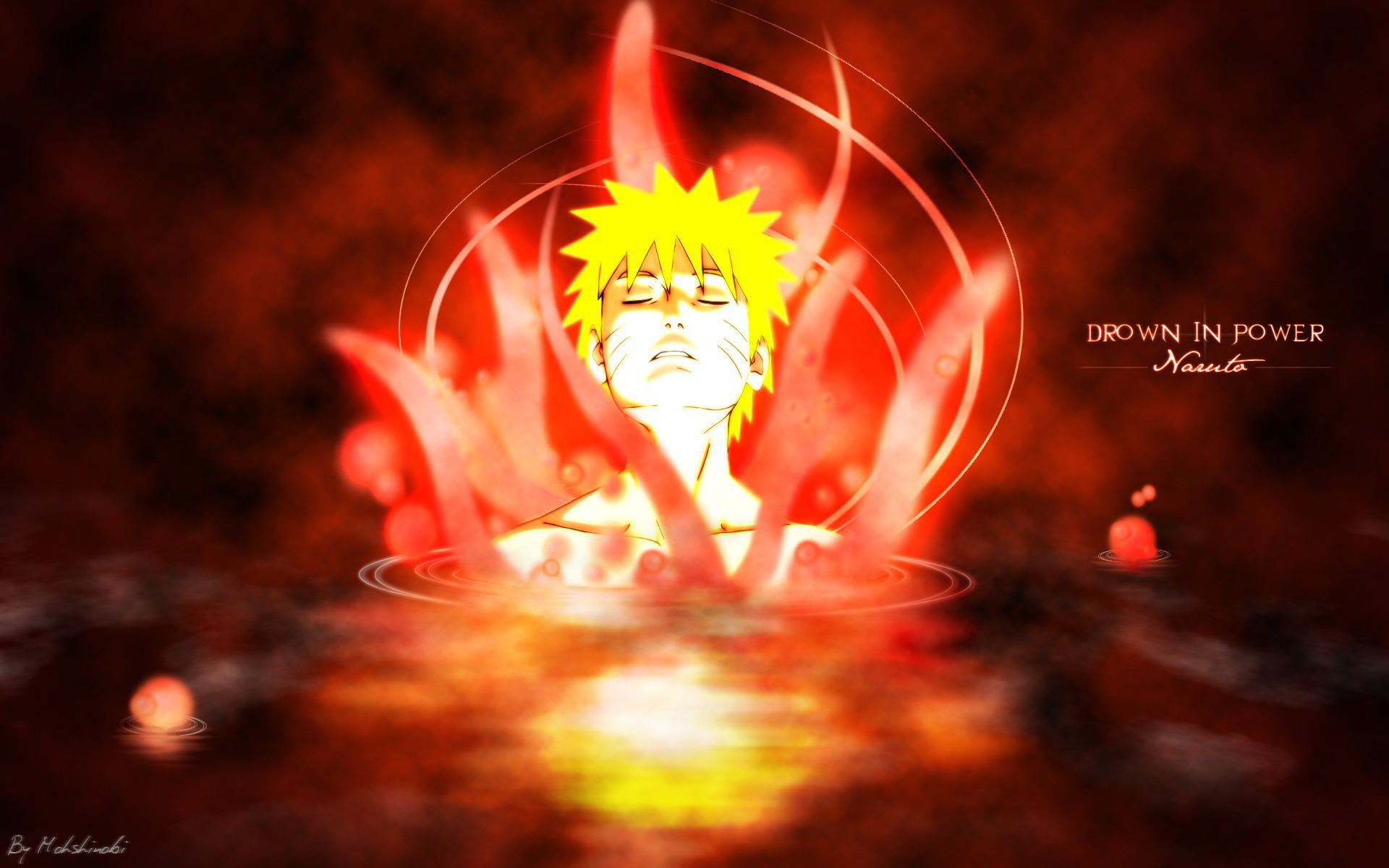 HD Wallpaper: Naruto Uzumaki - Drowning in Power