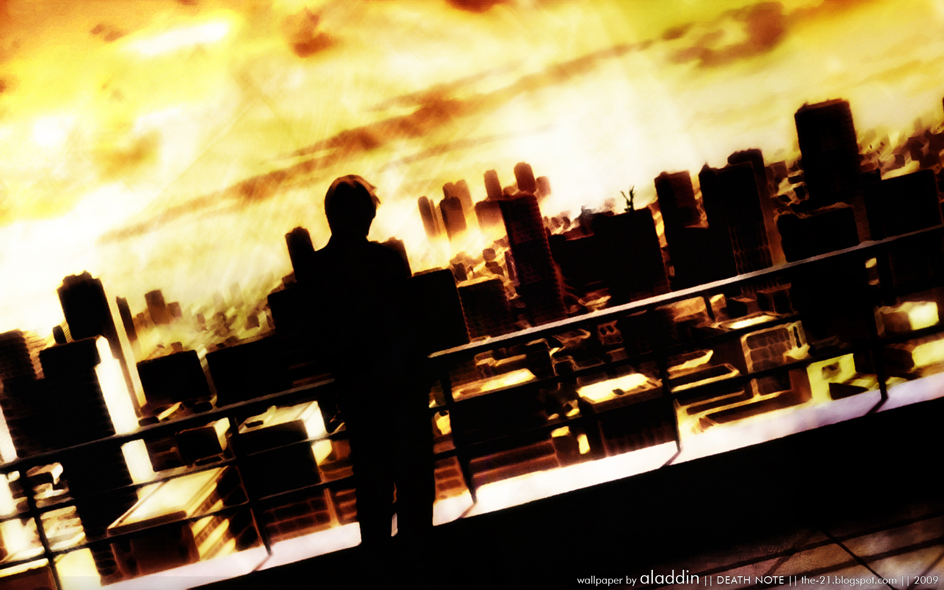 Death Note Anime Skyline HD Wallpaper Vibe