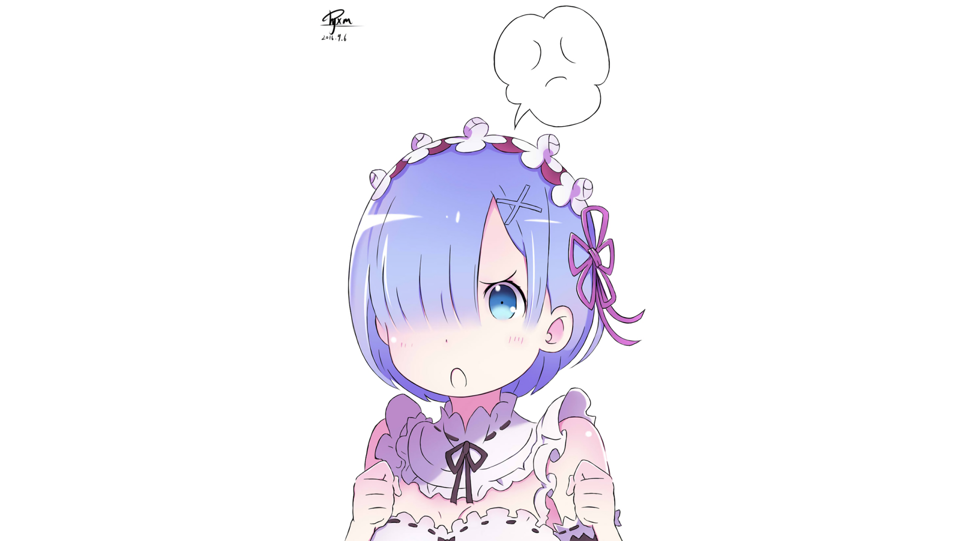 Rem's HD Wallpaper from Re:Zero - Starting Life in Another World ...