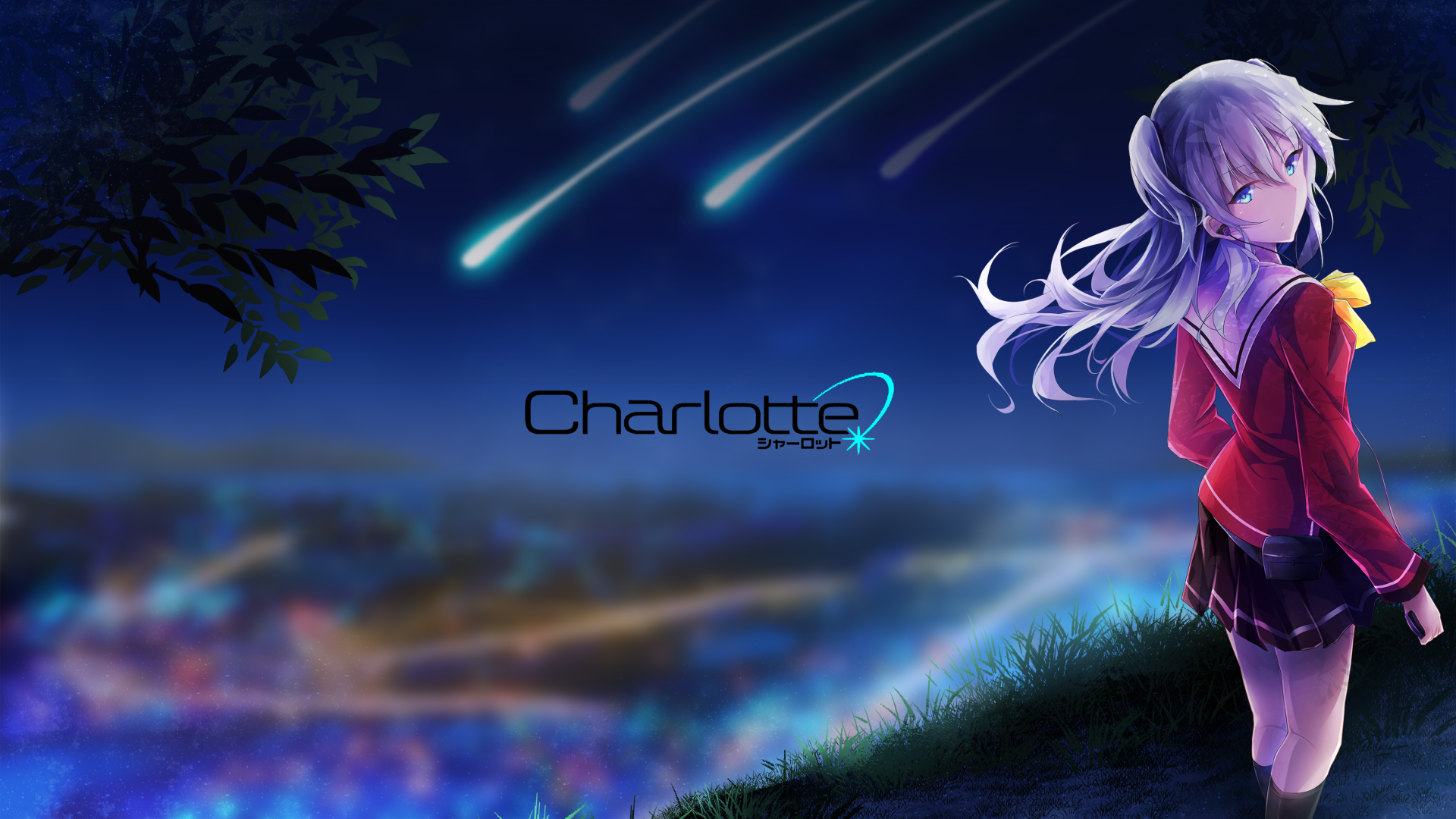 Charlotte Anime HD Wallpaper - Nao Tomori in School Uniform | 3500x1969 ...