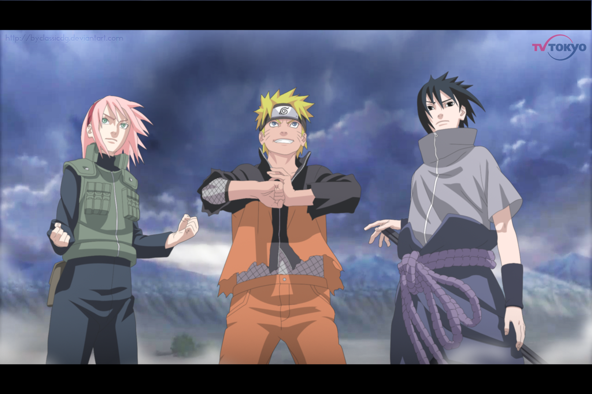 HD Wallpaper: Naruto, Sasuke, and Sakura Unite in Epic Anime Adventure ...