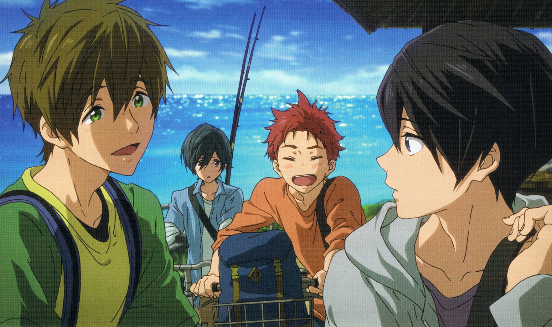 Free! HD Wallpaper — Summer Swim Squad | 1763x1046 | Wallpaper Abyss
