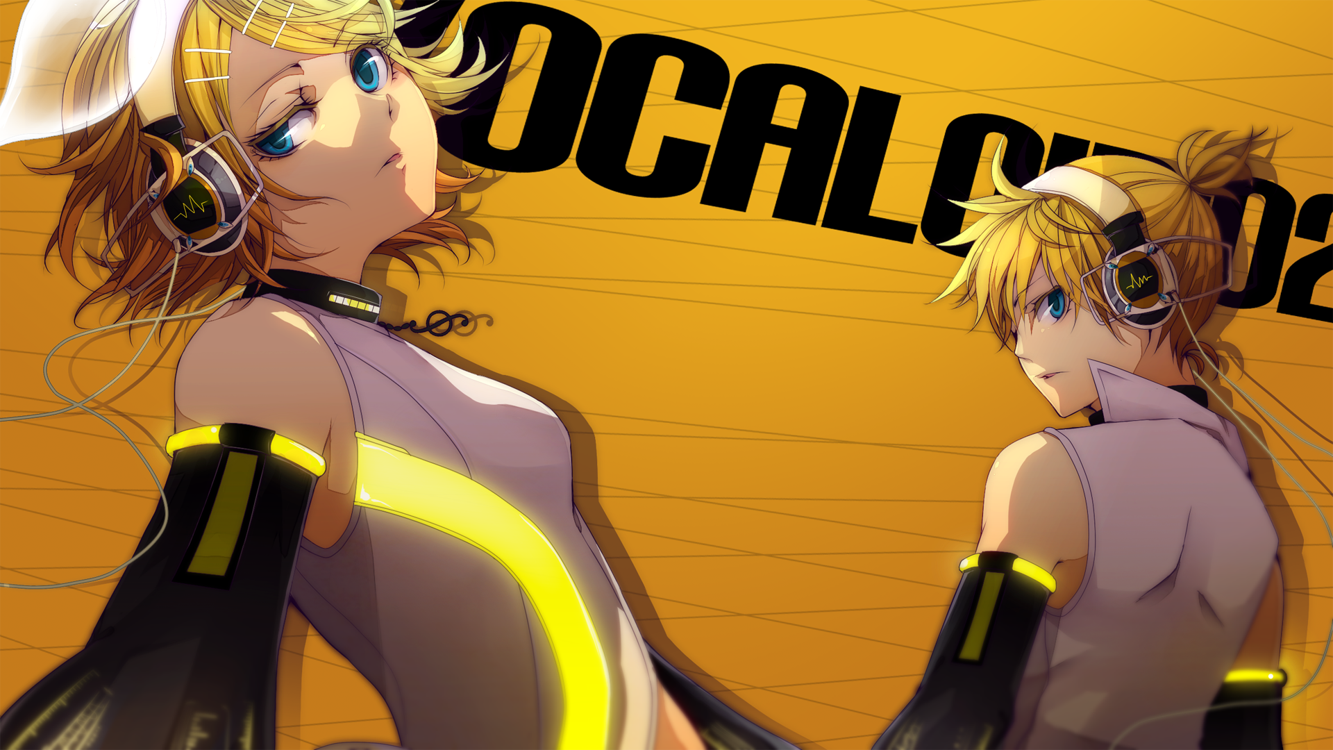 Download Rin Kagamine Len Kagamine Anime Vocaloid HD Wallpaper ...