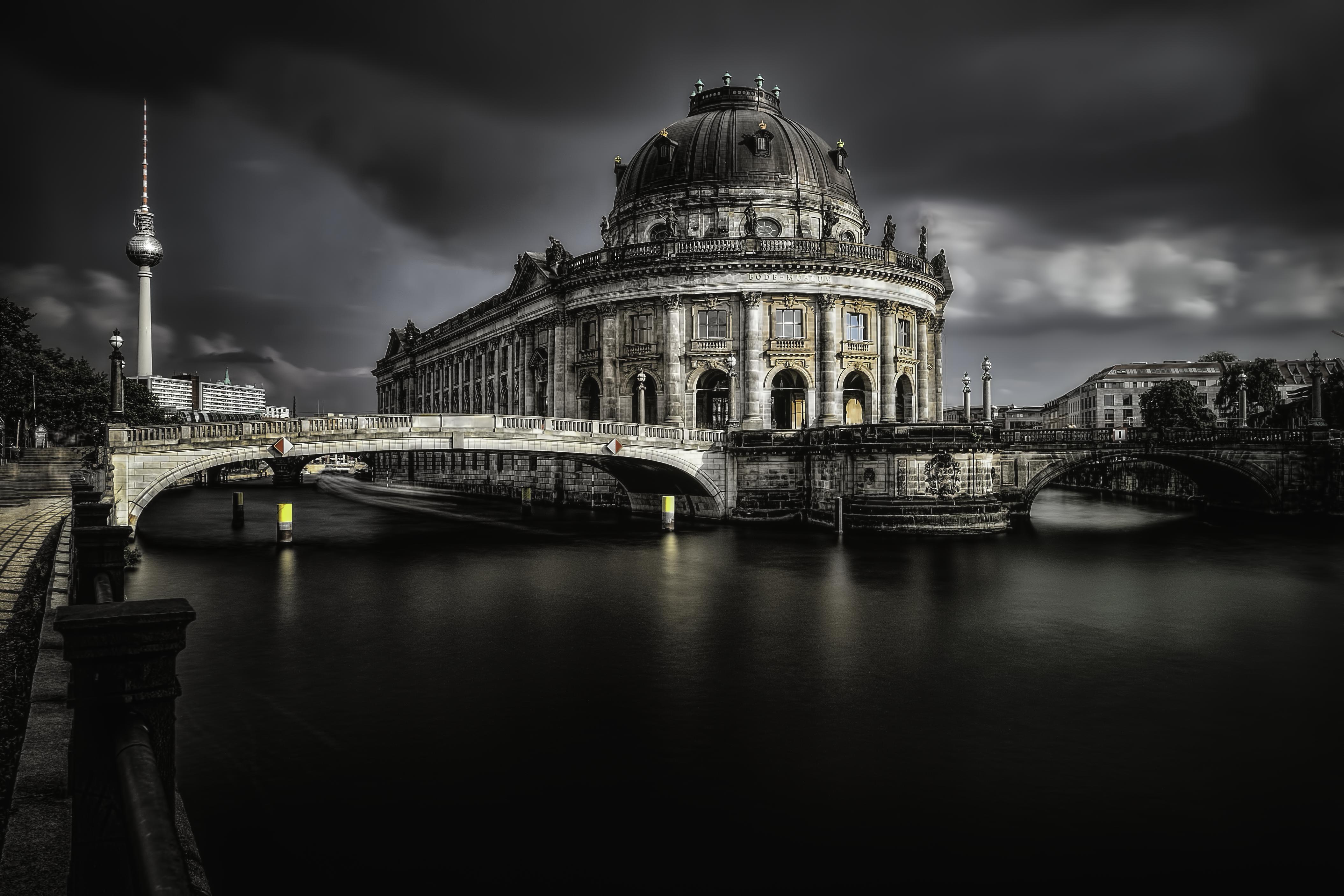 Download Berlin Germany Dome Building River Museum Man Made Bode Museum ...