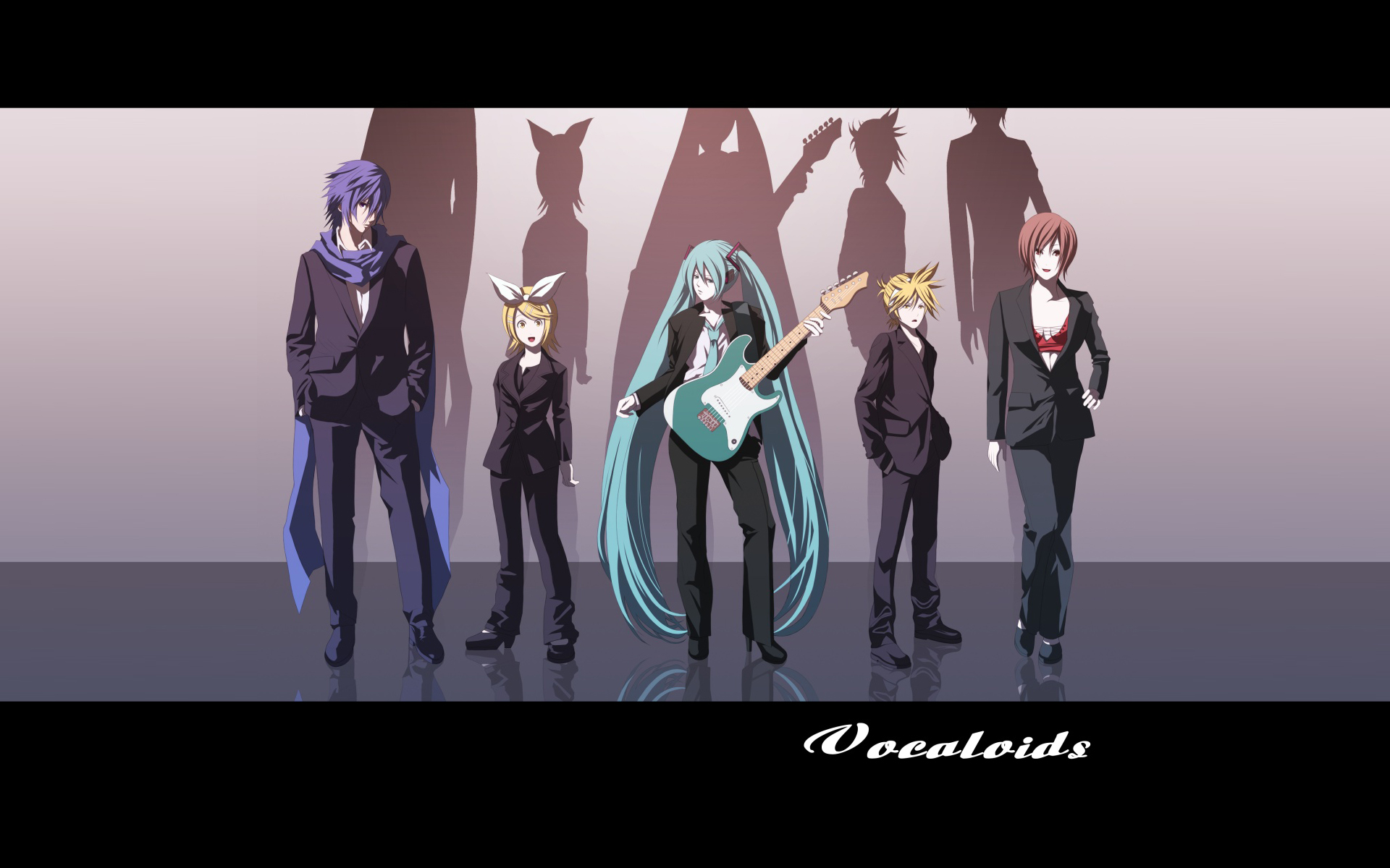 Download Kaito (Vocaloid) Meiko (Vocaloid) Len Kagamine Rin Kagamine ...
