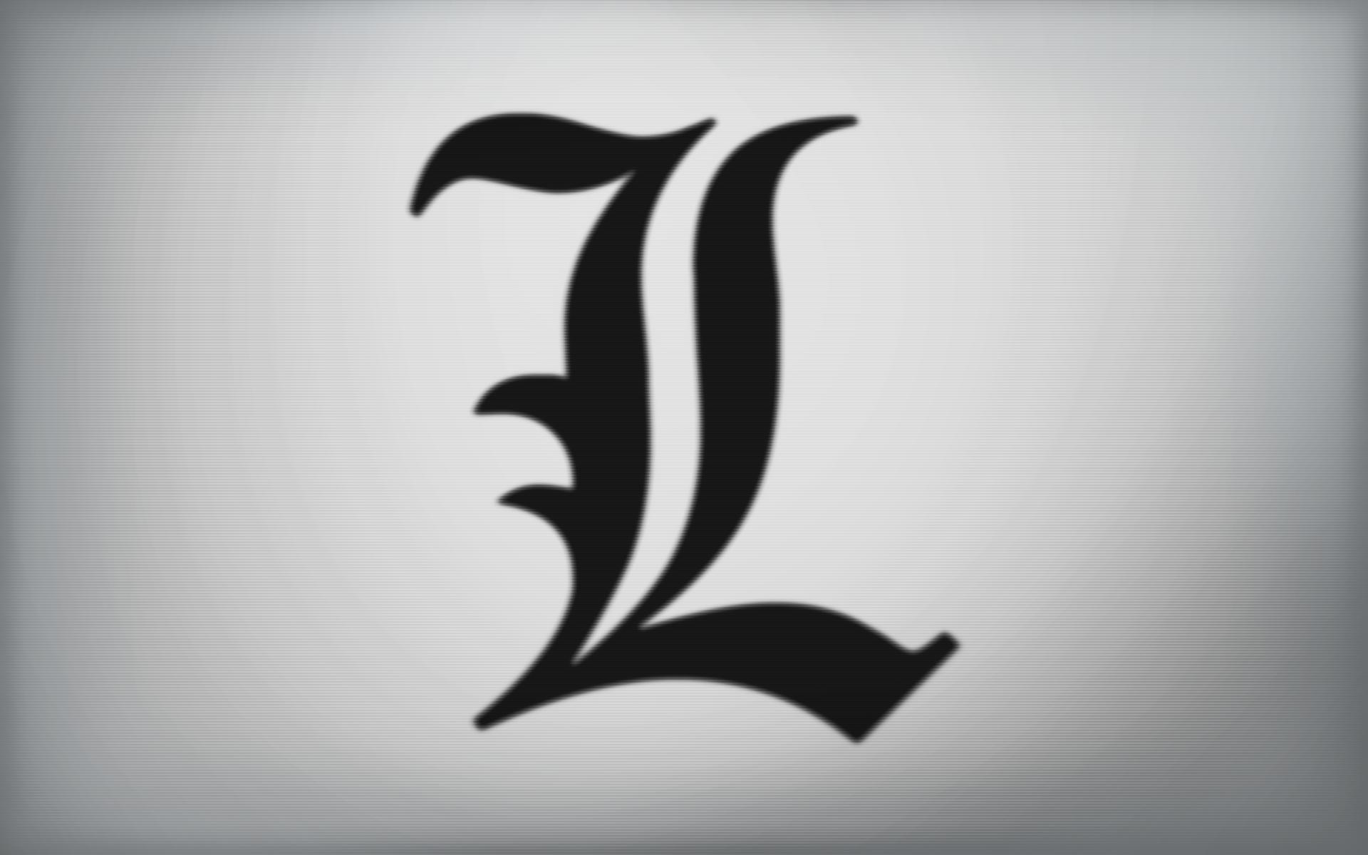 Death Note Legacy: HD Anime Wallpaper Featuring L's Iconic Emblem