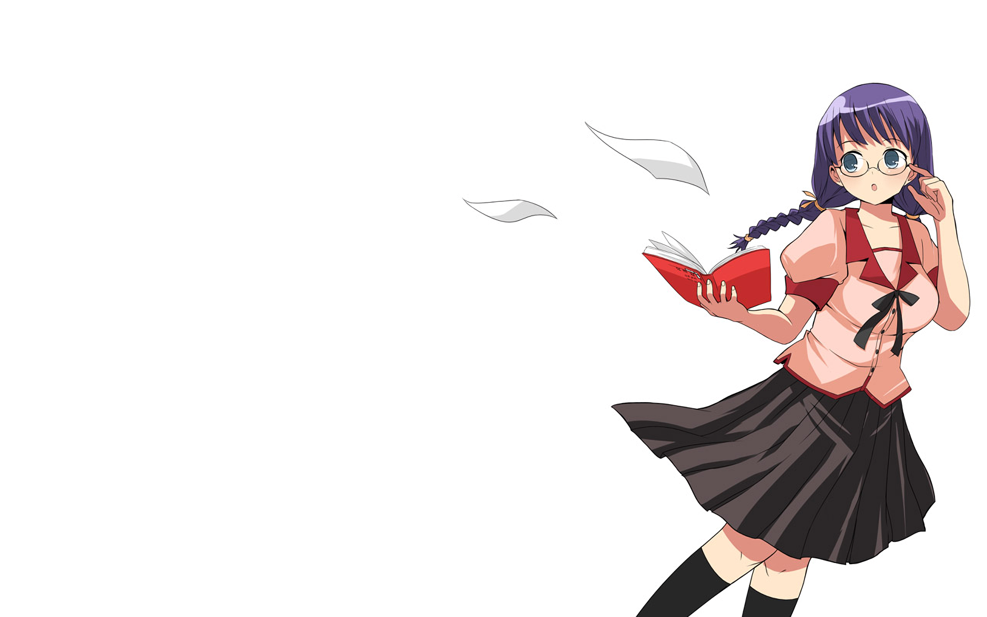 Download Tsubasa Hanekawa Anime Monogatari (Series) HD Wallpaper ...